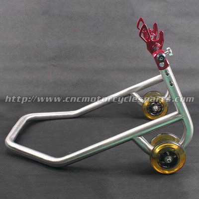 Aluminum Motorcycle Spare Parts Universal Adjustable Paddock Stands For Street Bike