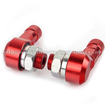 Motorcycle Spare Parts Universal CNC Aluminum Tire Valve Stem 90 Degree