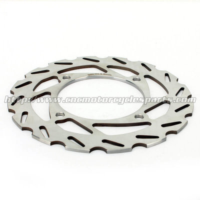 Silver Stainless Steel Front  / Rear Brake Rotor With Piercing Holes