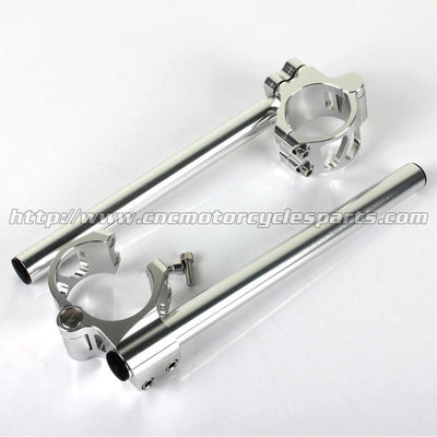 CNC Machining Motorcycle Clip Ons Handlebars 54mm Buell Firebolt 1125