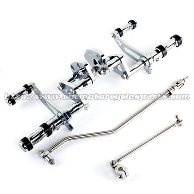 High Strength Motorcycle Rear Sets / Adjustable Rear Sets Motorcycle Electroplating Forward Controls