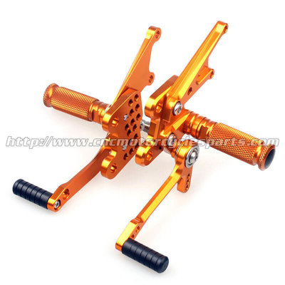 CNC Milling Motorcycle Rear Sets Rotating Controls For Kawasaki ZX 14 Parts