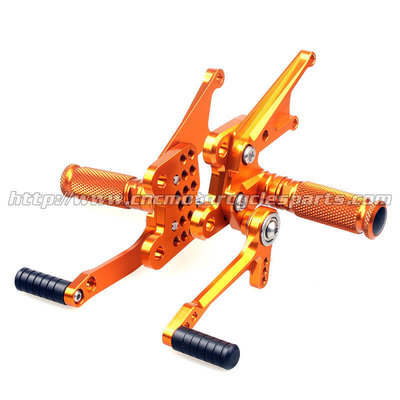 CNC Milling Motorcycle Rear Sets Rotating Controls For Kawasaki ZX 14 Parts