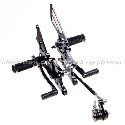 CNC Milling Aluminum Adjustable Motorcycle Rear Sets For Honda Cbr600Rr