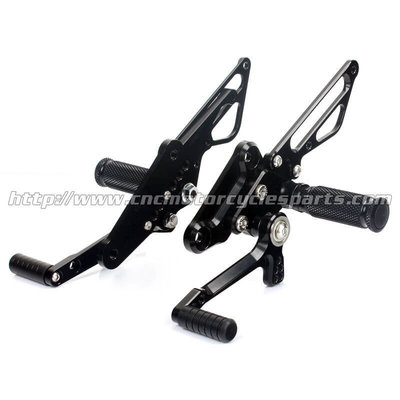 CNC Milling Aluminum Motorcycle Rear Sets For Honda Spare Parts