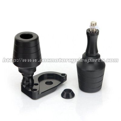 S 1000 RR Motorcycle Frame Sliders 12- POM & Aluminum Alloy 6061 Black Silver
