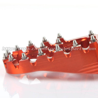 Ktm SX 144 150 EXC 200 250 Dirt Bike Passenger Foot Pegs Aluminum Alloy Orange Footpegs For Sale