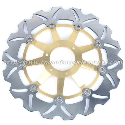 Strong Sunstar Motorcycle Brake Rotors Light Weight With Outside Diameter 296mm