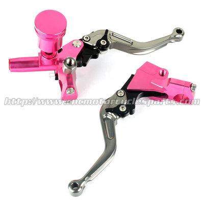 Front Left Right Motorcycle Brake Clutch Lever Brake Pump Racing Bike Spare Parts