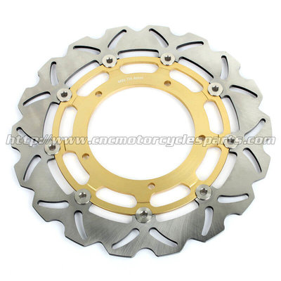 Dirt Bike Floating Disc Brake / Stainless Steel Brake Discs With 5 Holes