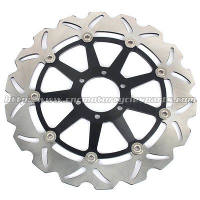 6 Holes Motorcycle Brake Disc , Disk Brake System With Laser Logo