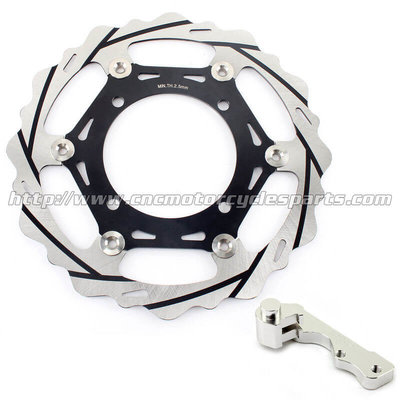 Oversize Stainless Steel Brake Discs With Adaptor For Dirt Bike Parts