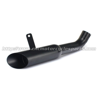 Baking Finishing Silent Exhaust Muffler With 491mm Body Length