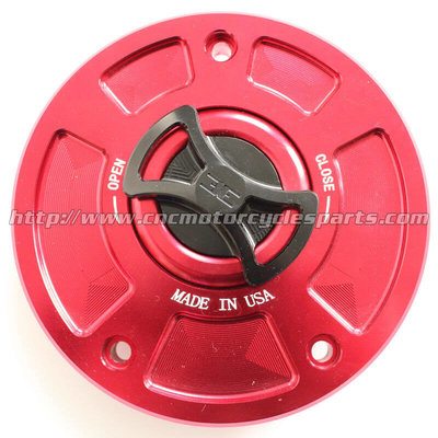 Anodized Motorcycle Gas Tank Cap Light Weight Quick Release For Kawasaki Z750 Z1000