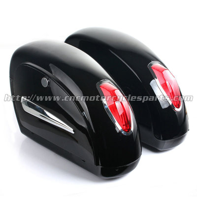 High Strength Harley Davidson Parts Plastic ABS Side Luggage Box
