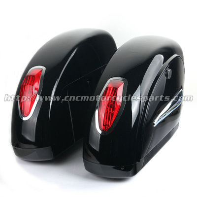 High Strength Harley Davidson Parts Plastic ABS Side Luggage Box