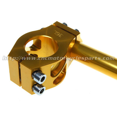 37mm Long Motorcycle Clip Ons Handlebars With Aluminum Alloy Material