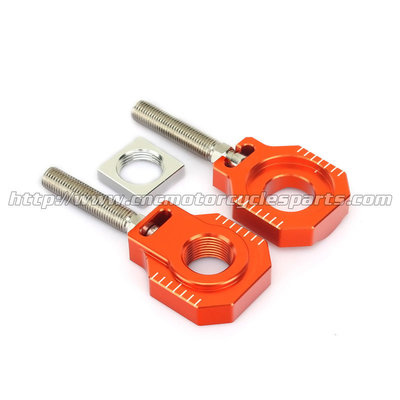 Color Anodized Bling Ktm Axle Block With Aluminum Alloy 6061 Material