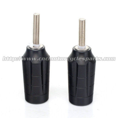Black Motorcycle Frame Sliders For Triumph Street Triple 675 08 09 10 11 12 Custom Made