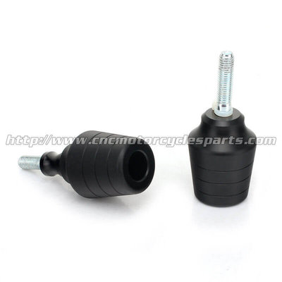 Front Motorcycle Frame Sliders Crash Knobs For BMW K1200R K1300R Black