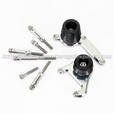 Black Hard Plastic Motorcycle Engine Sliders For TRIUMPH DAYTONA 675 2013