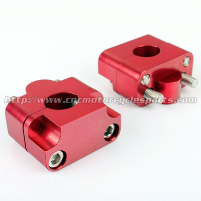 28mm Dirt Bike Parts Aluminum Universal Bar Mounts Handlebar Riser