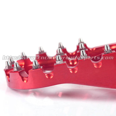 CNC Machined Aluminum Motorbike Foot Pegs , Yamaha YZF 250 450 MX Foot Pegs