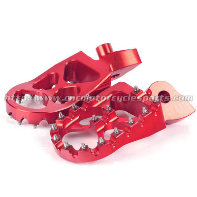 CNC Machined Aluminum Motorbike Foot Pegs , Yamaha YZF 250 450 MX Foot Pegs