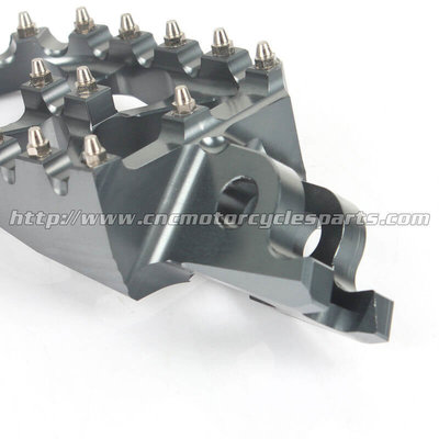 Oversized Wide Dirt Bike Foot Pegs , Honda CRF 250 450 Aluminum Alloy motocross footpegs
