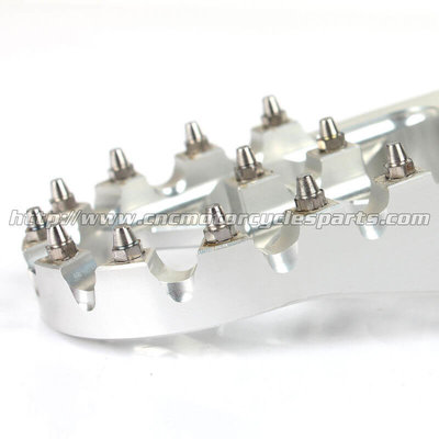 Customized Dirt Bike Foot Pegs With Super Aggressive High Tempered Steel Teeth