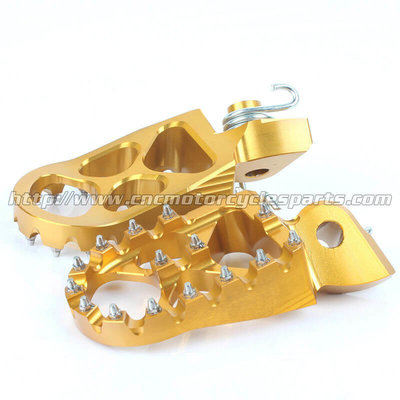 Customized Dirt Bike Foot Pegs With Super Aggressive High Tempered Steel Teeth