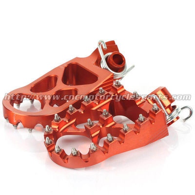 CNC Billet Aluminum Dirt Bike Foot Pegs For SX 125 250 300 EXC 200 250 300