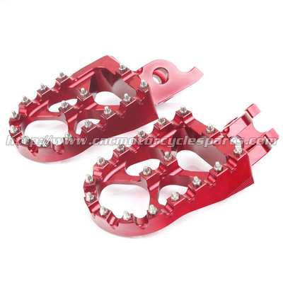 Durable Fat Wide Dirt Bike Passenger Foot Pegs For Off Road Parts