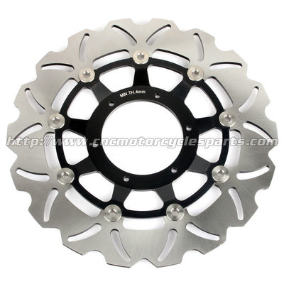 310mm Motorcycle Brake Disc Rotors Laser Logo With Gold / Black Color