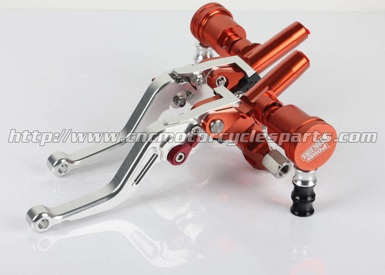 7/8" Motorcycle Brake Clutch Lever Master Cylinder Fluid Reservoir Levers Hand Control