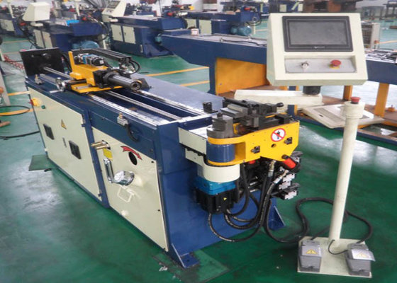 Stainless Steel CNC Metal Pipe Bending Machine , Hydraulic Electric Mandrel Tube Bender