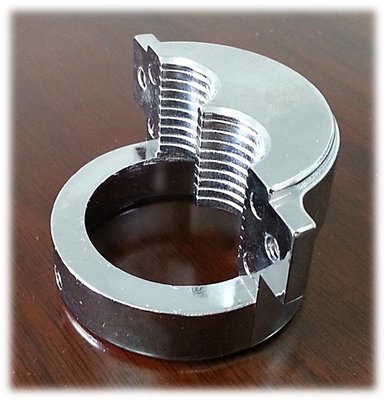 Chrome RF Connector For Aerospace Cnc Machining Parts Components