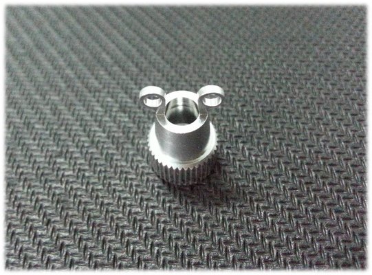 Chromium Plated Holder Head Custom CNC Aluminum Parts , Diameter 7.00 ~ 10.50 mm
