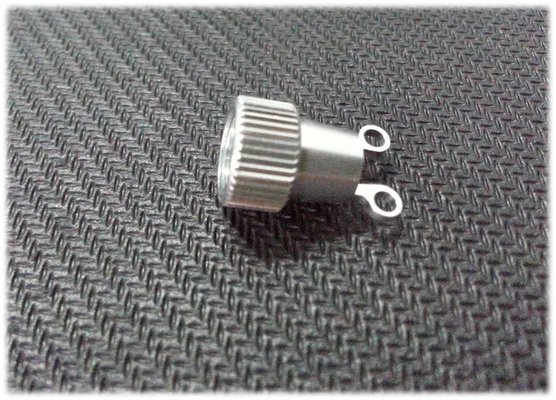 Chromium Plated Holder Head Custom CNC Aluminum Parts , Diameter 7.00 ~ 10.50 mm