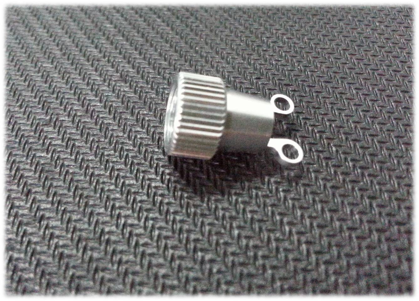 Chromium Plated Holder Head Custom CNC Aluminum Parts , Diameter 7.00 ~ 10.50 mm