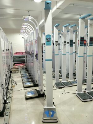 Physician weighing Scale and Ultrasonic height rod body health scale with BMI calculate waterproof scale