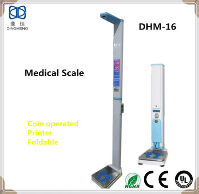Coin-operated height and weight measuring instrument scale balance with CE and RoHS height measuring stand with weighing