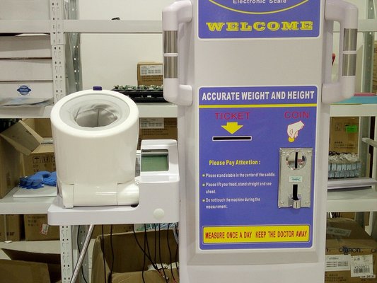 DHM-15A Ultrasonic Digital Body Scale Electronic Height and Weight Measure Balance height scale with weight measure