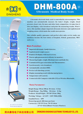 DHM-800A Electric weighing scale Electronic precision balance Lab digital analytical balance  height measuring balance