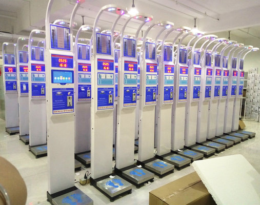 DHM-15 Weighing Scale Weighing Equipment Height Sensor Functions with Coin Slot/Coin Operated