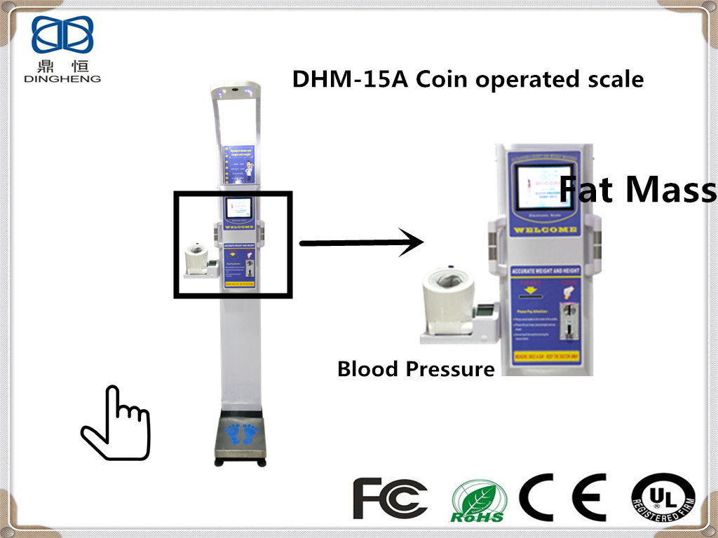 DHM-15A Electronic Body Fat Scale with Glass Platform, Available in Various Capacities for Personal