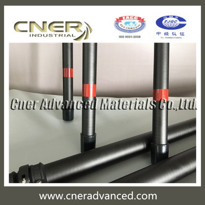 45 feet stiffness carbon fibre telescoping tube for camera mast pole with clamps