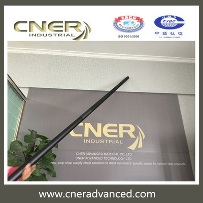 Light weight 40 feet carbon fiber tapered telescopic tube for gutter cleaning pole, carbon fiber gutter pole