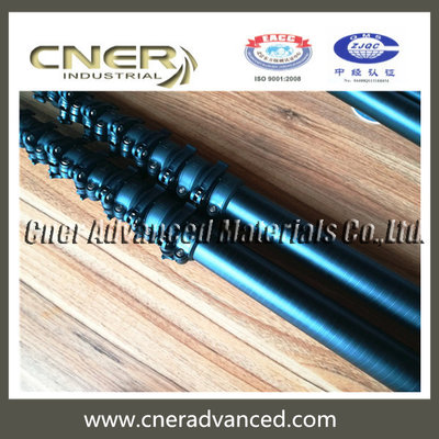 High stiffness 30 feet carbon fiber telescopic pole, telescoping pole
