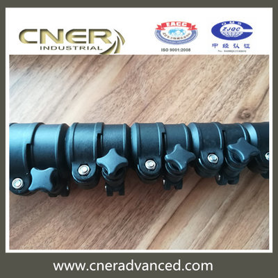 High stiffness 18 feet carbon fiber telescopic pole, cfrp telescoping tube for window cleaning, extension pole